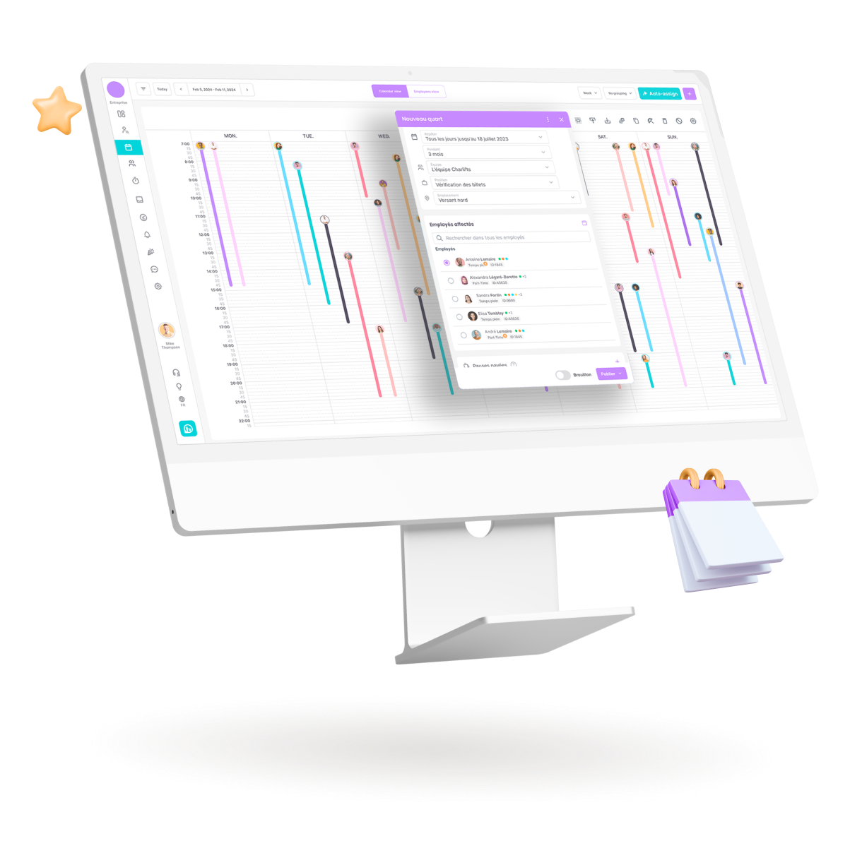 Evolia - Plateforme de gestion des horaires